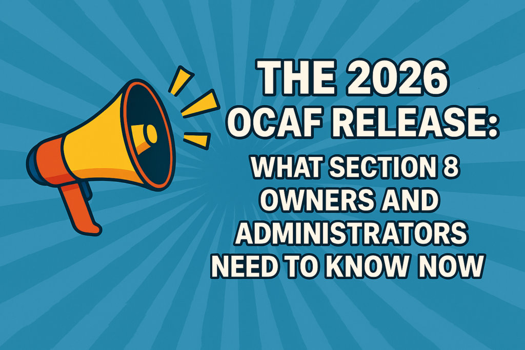 The 2026 OCAF Release: What Section 8 Owners and Administrators Need to ...